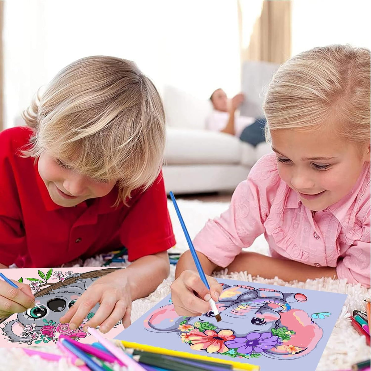 Paint by Numbers for Kids: A Creative Time Escape