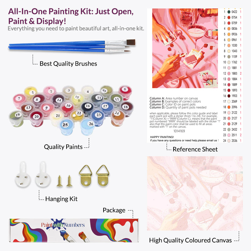 Buy Glamour & Vice Painting by Numbers Australia